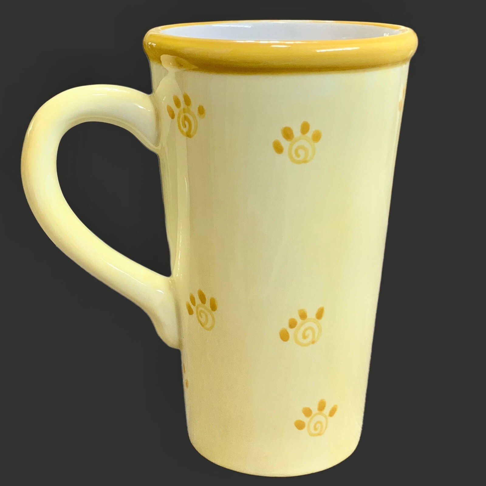 Vtg 1999 Y2K Pets.com 3D Ceramic Sock Puppet Tall Latte Coffee Cup Mug ...