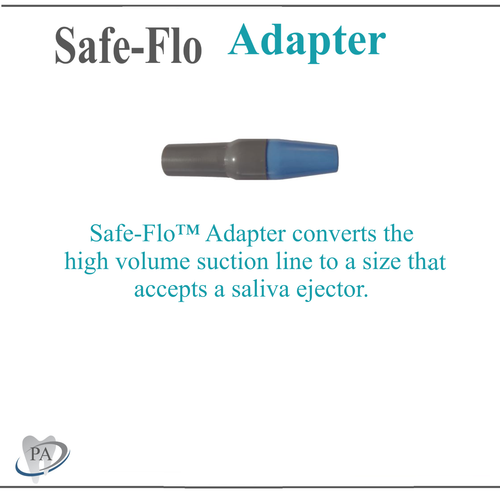 Dental SAFE-FLO SE Valve or HV Valve, Adapter, CROSSTEX SAFE-FLO SALIVA ...