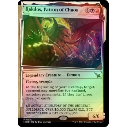 FOIL RAKDOS, PATRON OF CHAOS (SHOWCASE)(INVISIBLE INK) Murders At ...