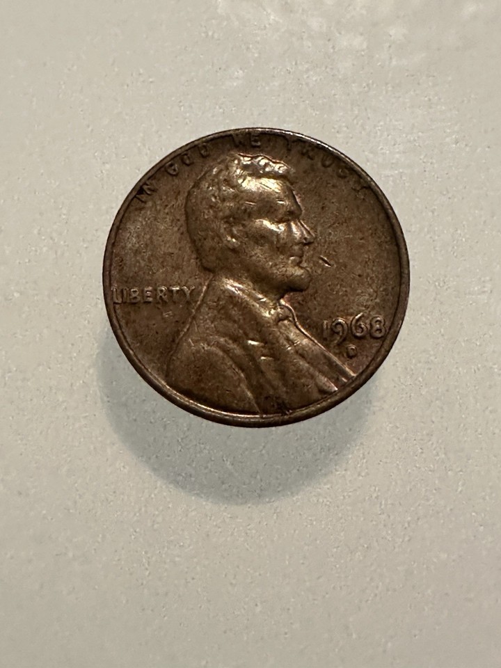 1968 D Lincoln Memorial Penny Error Coin On Rim L | eBay