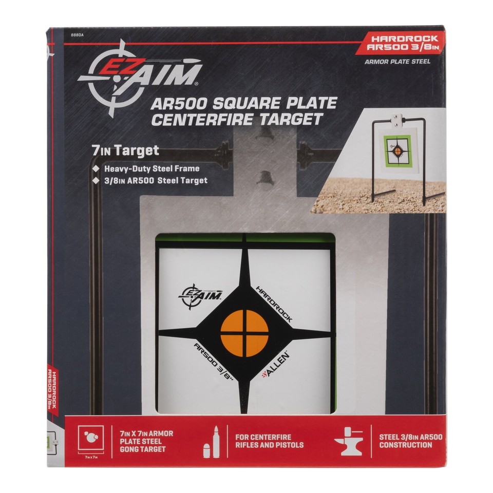 Ar500 7" Square Shooting Practice Shooting Target Steel Target with ...