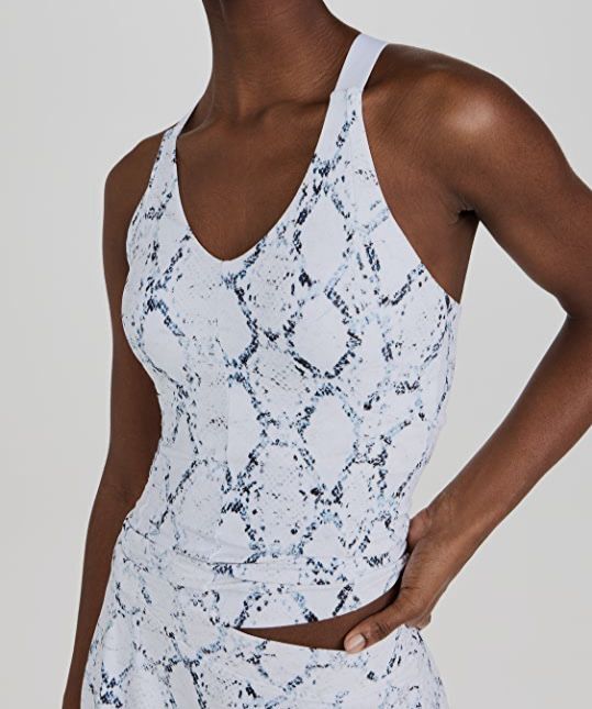 $68 Varley Women's White Chapman Cris-Cross Strap Tank Top Size XS | eBay