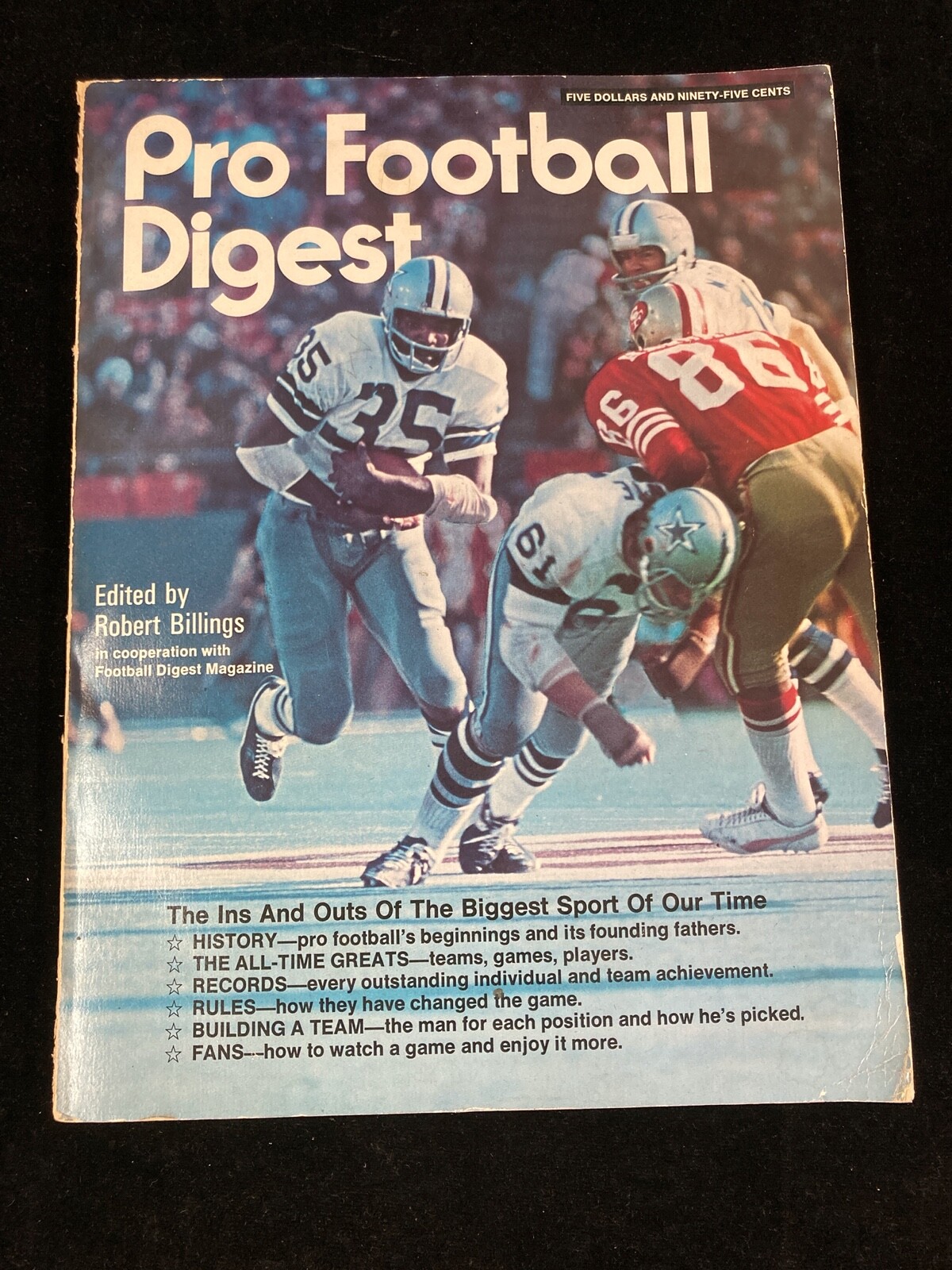 1973 PRO FOOTBALL DIGEST BY ROBERT BILLINGS, EVERYTHING FOOTBALL ...