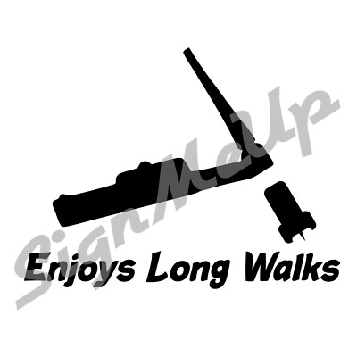 Enjoys Long Walks 6"-23" tig welding funny sticker decal - car truck ...