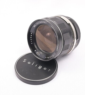 Soligor 28mm f/2.8 Wide Angle Lens T2 Mount With Minolta SR MD Adapter ...