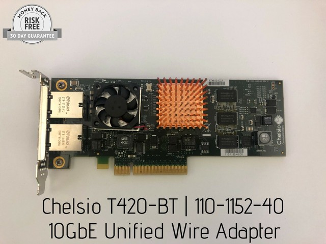Chelsio T420-bt Dual Port 10gbe Unified Wire Adapter Card for sale ...