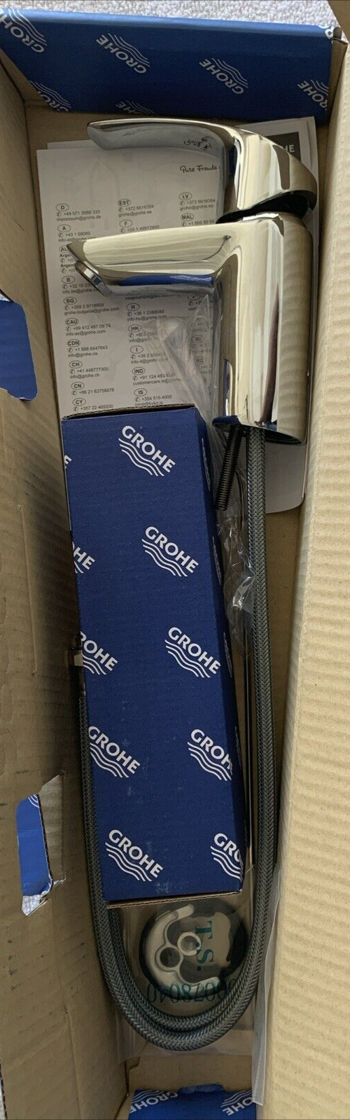 Grohe 3264200A Eurosmart Bathroom Faucet - Starlight Chrome ...