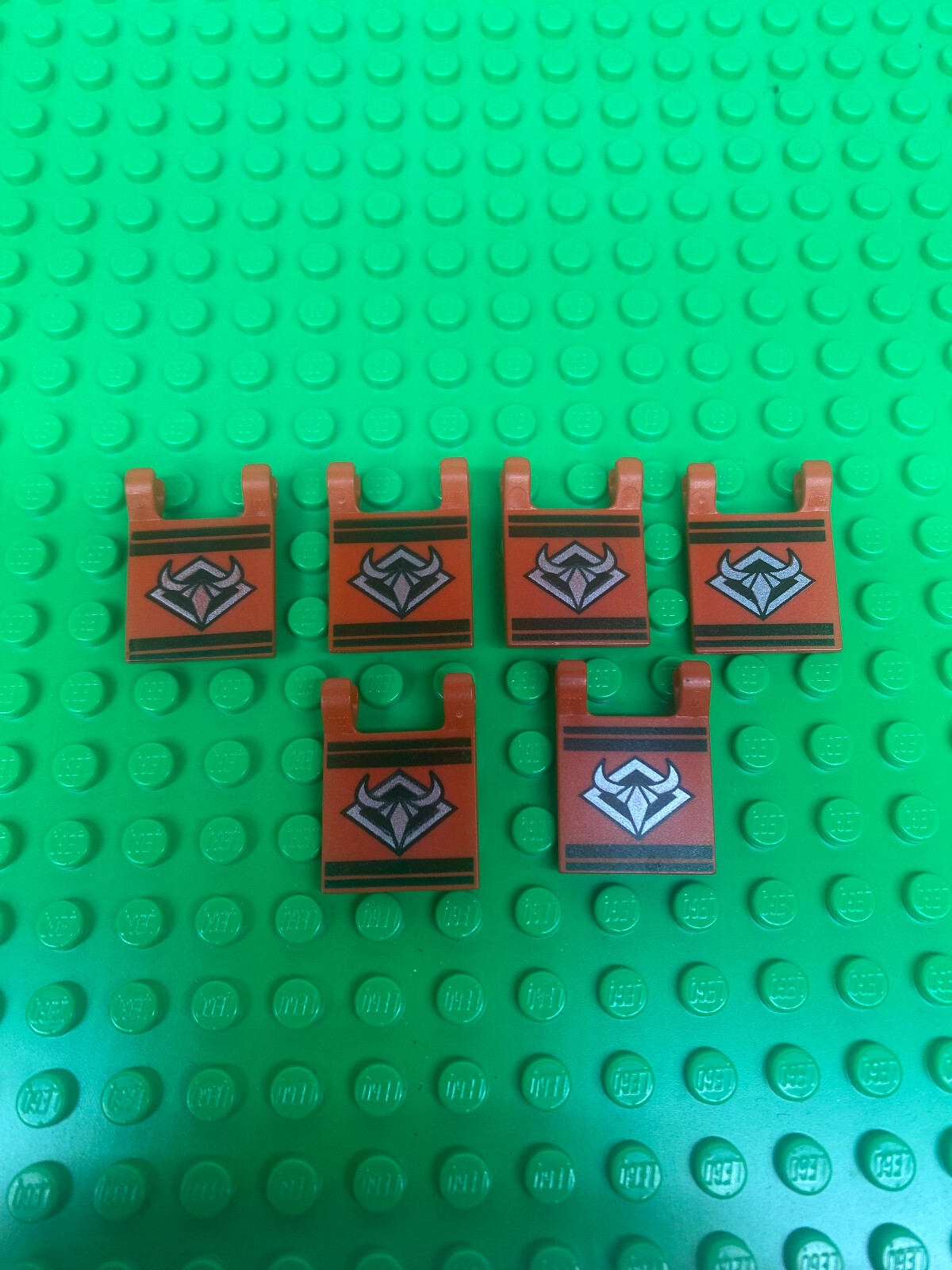 6 LEGO Classic Ninja Minifigure Bulls Head Horn Flags 6088 6045 | eBay