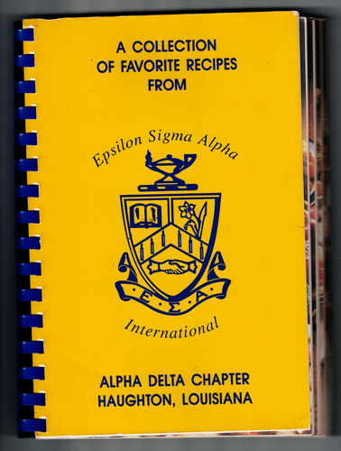 favorite recipes Cookbook Epsilon Sigma Alpha Delta Cooking vintage ...