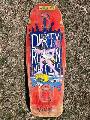 Concrete Jungle DRI skateboard Deck OG 1987 Rare Band Deck Metal Thrash ...