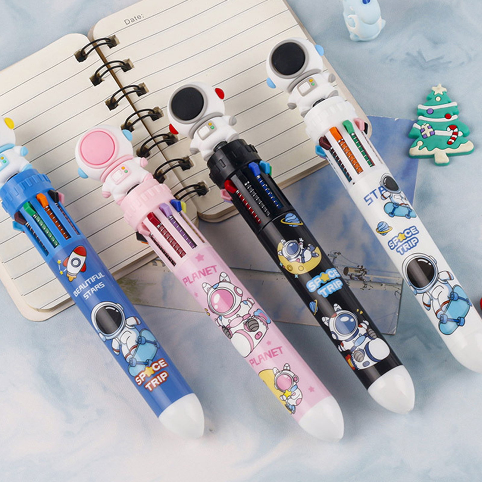 Gel Pen Creative Multipurpose Cartoon Astronaut Shape Ten Color Pen ...