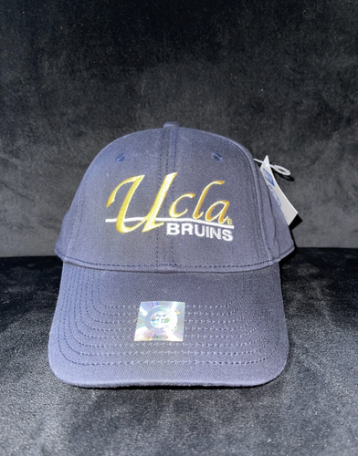 UCLA Bruins Hat Cap Strap Back Mens One Size Blue NCAA College Script ...