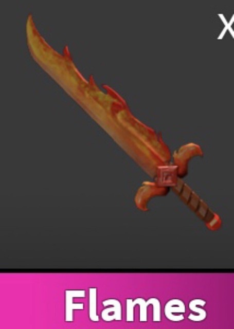 Roblox MM2 Flames Godly | eBay