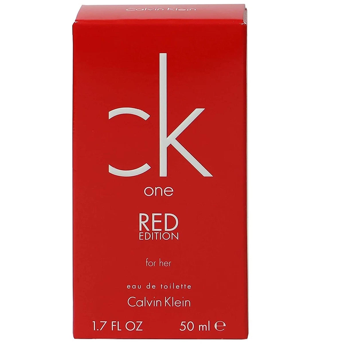 Calvin Klein CK One Red Eau De Toilette Spray For Women Oz