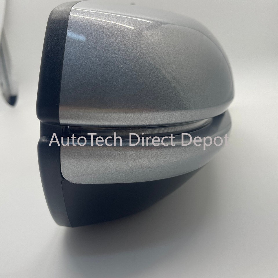 Silver Passenger Side Right Mirror W/Blind Spot Heated for 2017-2022 ...