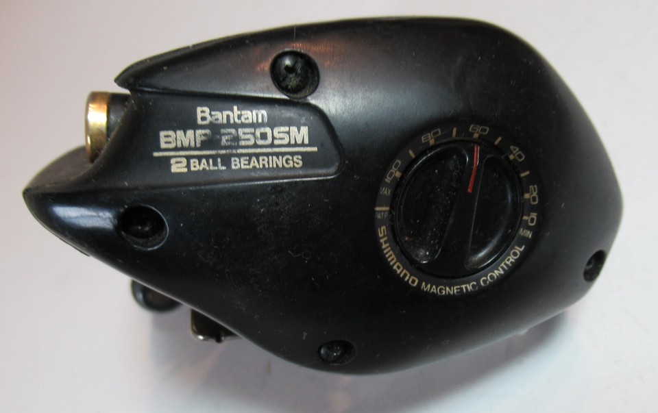 Vintage SHIMANO BANTAM PLUS BMP 250 SM SPEEDMASTER Baitcasting Reel ...