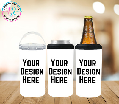 Custom 4 in 1 Stubby/Can Cooler Tumbler | eBay