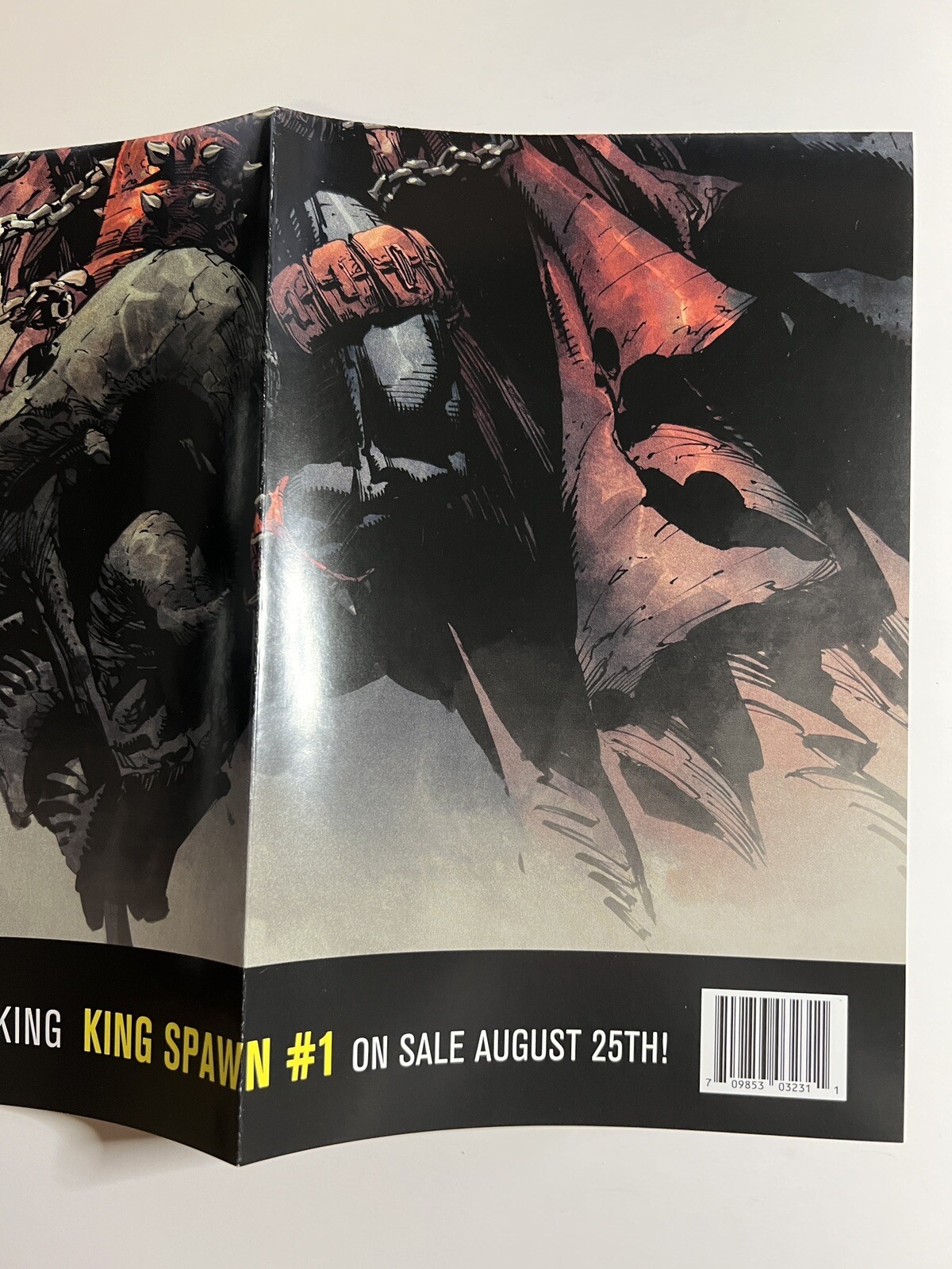 King Spawn 1 promotional poster 11" x 17" Image Comics 2021 David Finch ...