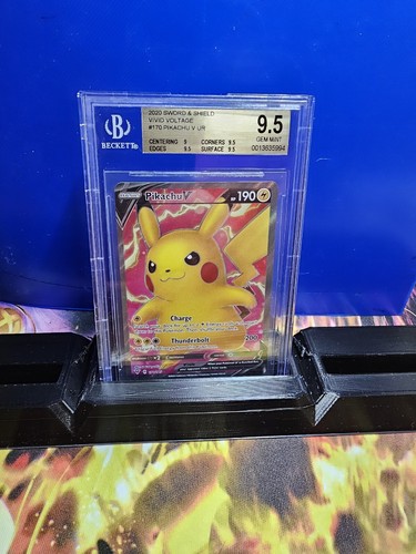Pokémon TCG Pikachu V Vivid Voltage 170/185 Full Art BGS 9.5 GEM MINT ...