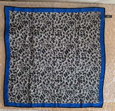Blue Cheetah Print Border