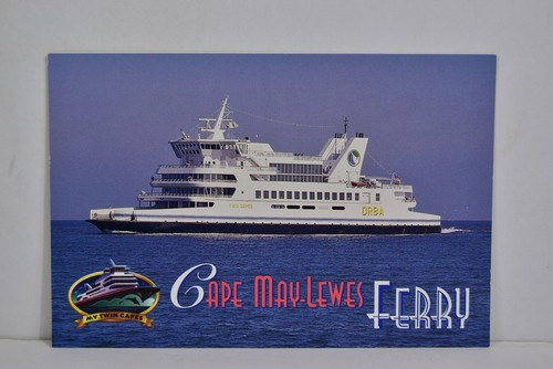 CAPE MAY- LEWES FERRY, DE ~ "TWIN CAPES" 4"x6" Postcard | eBay