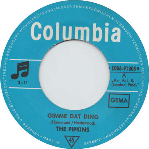 The Pipkins Gimme Dat Ding 7" Single Vinyl Schallplatte 74452 | eBay.de