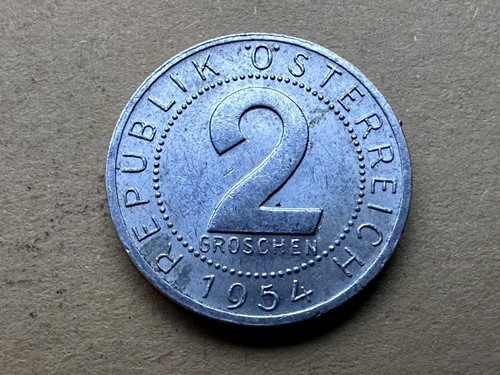 1954 Austria 2 Groschen Coin #W104 | eBay