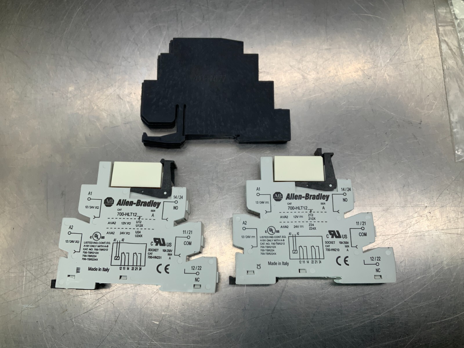 (2) Allen-Bradley 700-HLT12 Terminal Block Relay | eBay