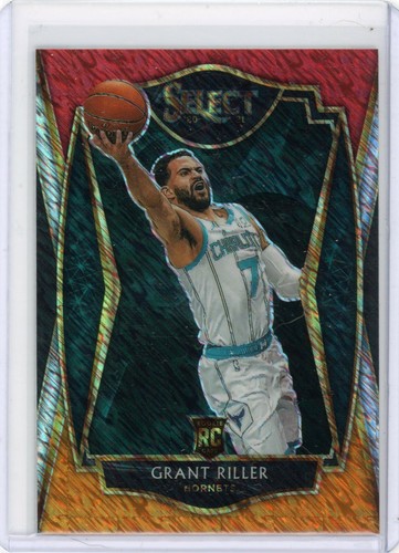 2020-21 Select Grant Riller Rookie Red White Orange Shimmer- Charlotte ...