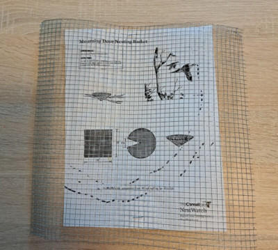 Mourning Dove Nesting Basket Wire | eBay