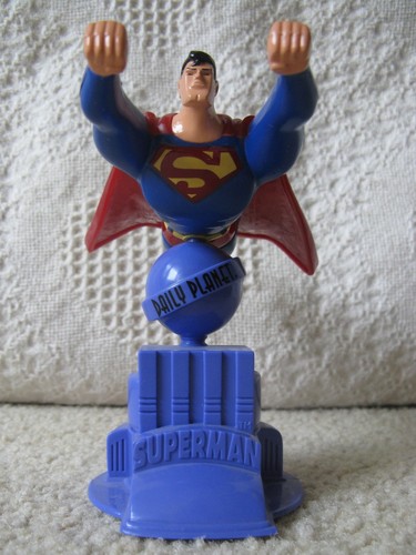 Vintage 1998 SUPERMAN FLYING BALANCING DAILY PLANET Action Figure ...