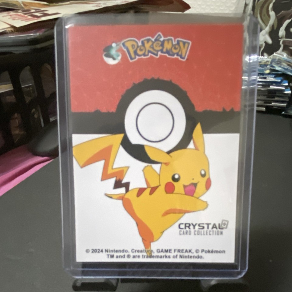 Pokémon Crystal Card Collection Gyarados #0130 Pikachu Holo 2024 ...