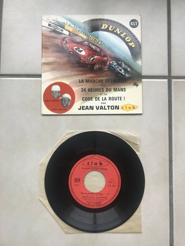 45 tours - Jean Valton - La Marche Officielle Des 24 Heures Du Mans | eBay