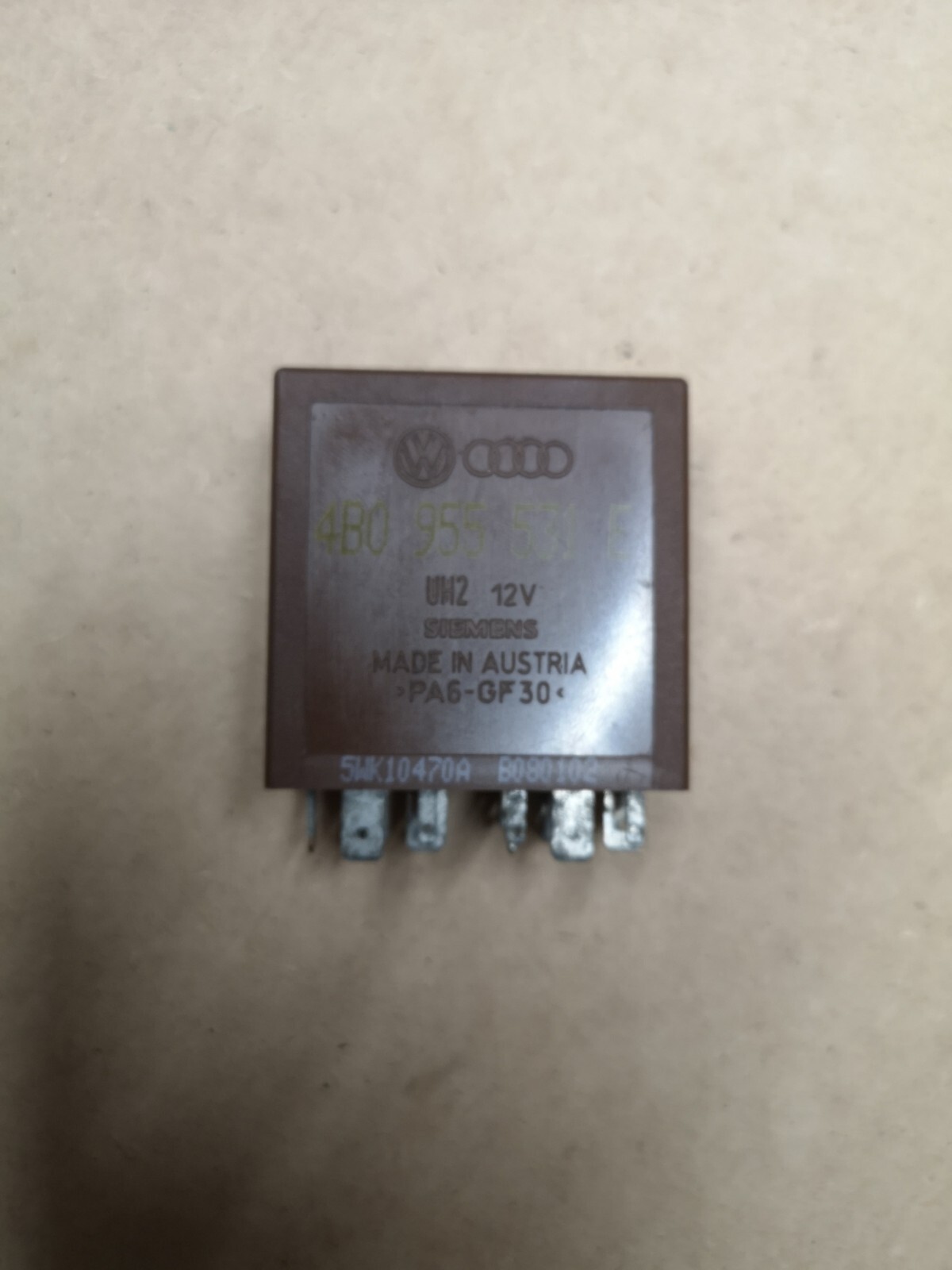 4B0955531E Audi VW Skoda Seat Control Unit Wiper/ Washing Relay (603 ...