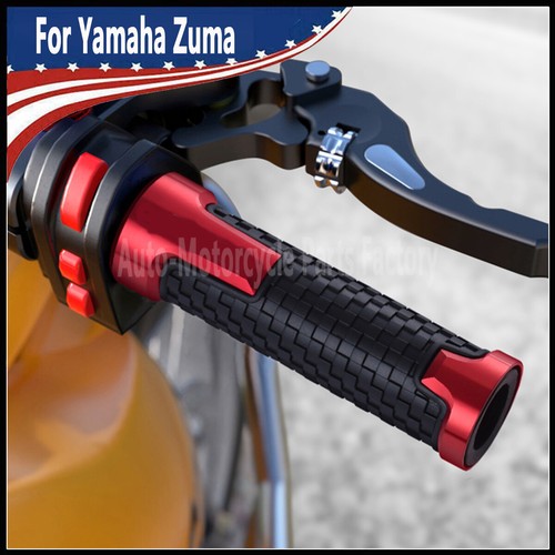 Motorcycle 7/8"Gel Handlebar Grip Throttle Grip For Yamaha Zuma 125 ...