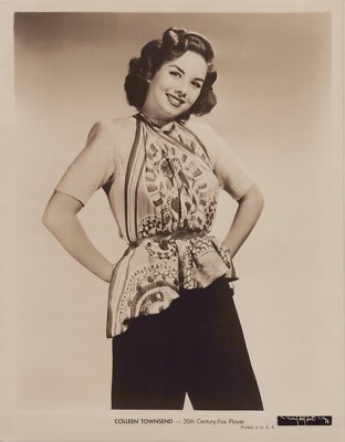 Colleen Townsend (1940s) Vintage Hollywood Beauty Stunning Portrait ...
