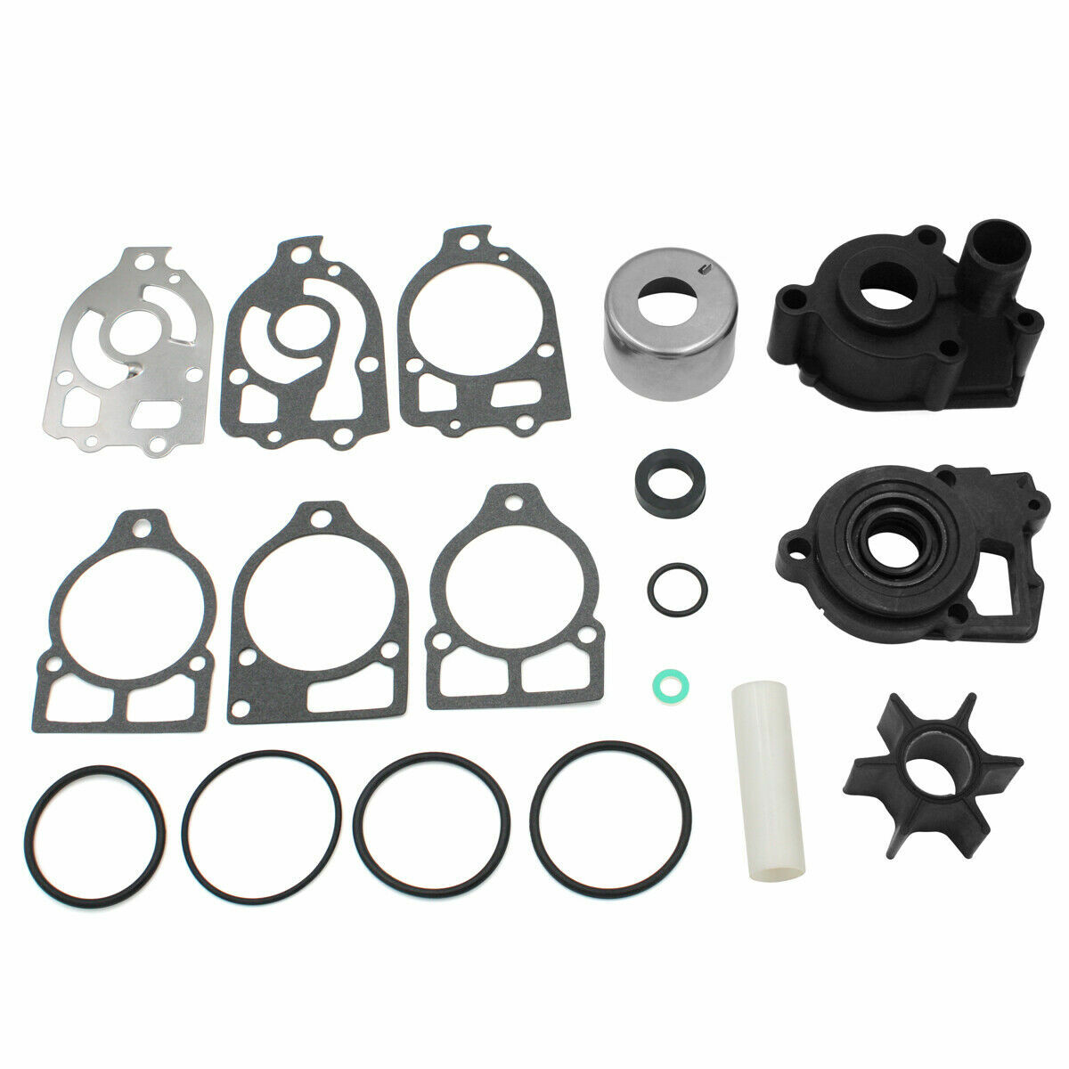 For MerCruiser Water Pump Impeller Kit with Base, Replaces 18-3320, 46 ...