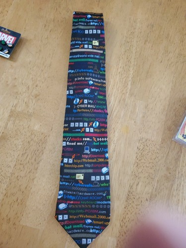 Computer- Internet Nerd Geek Neck Tie Polyester | eBay