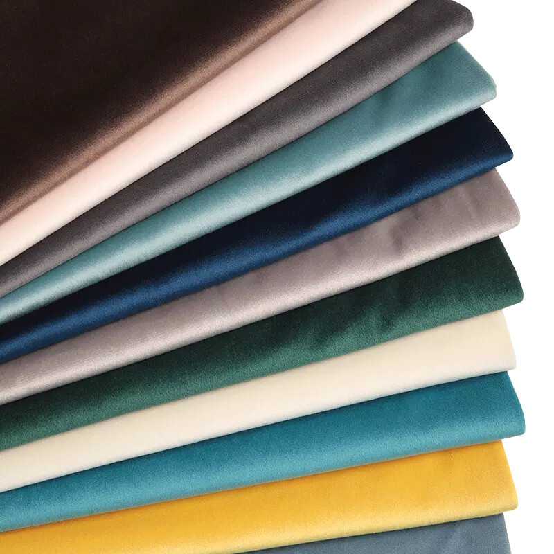 Soft Plush Velvet Fabric Upholstery Material Velvet Sofa Curtain Sewing ...