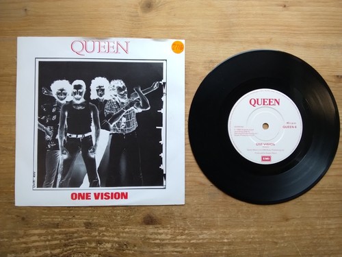 Queen One Vision / Blurred Vision Excellent 7" Single Vinyl Record ...