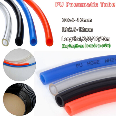 Polyurethane Tubing Pneumatic 4/6-16mm PU Pipe Tube Hose- Air Chemical ...