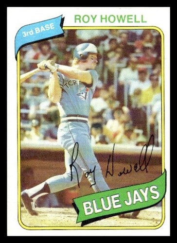 1980 Topps #488 Roy Howell Toronto Blue Jays Baseball card | eBay