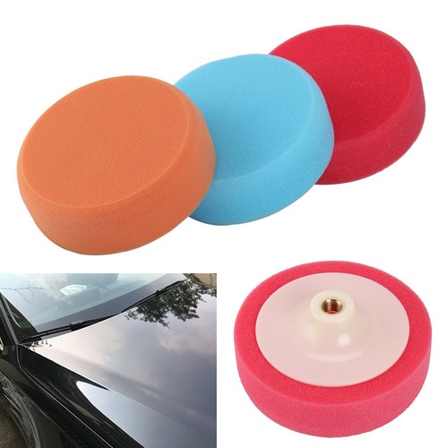 150mm Polishing Sponge Heads 3PCS BOAT Buffing M14 Machine Mops Pads ...
