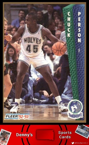 1992 Fleer #381 Chuck Person Minnesota Timberwolves Basketball Card | eBay
