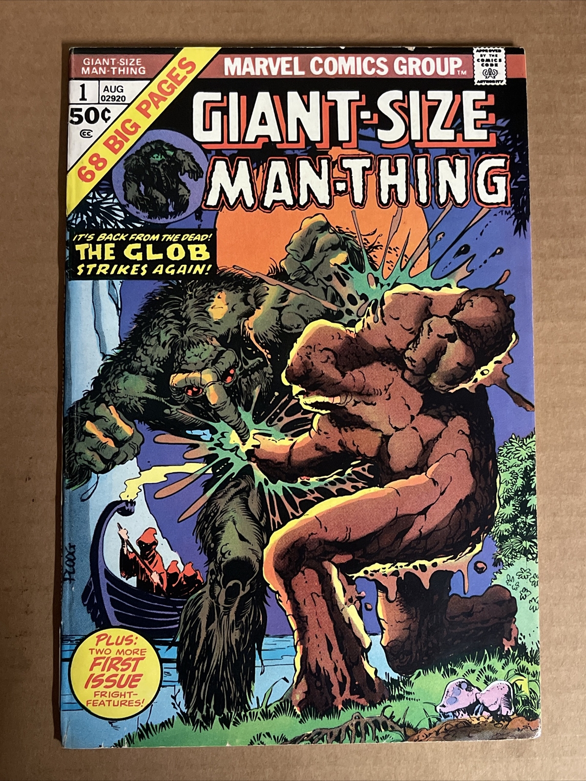 GIANT SIZE MAN-THING #1 FIRST PRINT MARVEL COMICS (1974) THE GLOB | eBay
