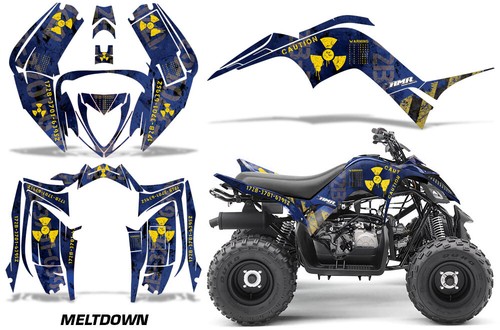 Graphics Kit Decal Sticker For Yamaha Raptor 90 YFM90 16-23 MeltDown Y ...