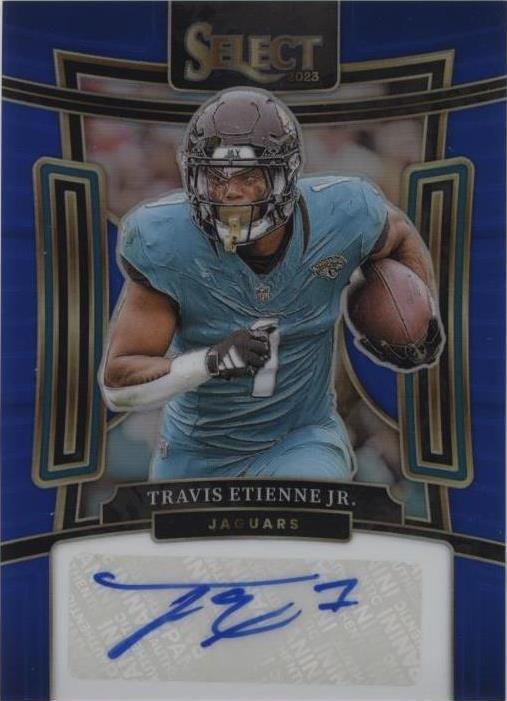 2023 Panini Select - Signatures Travis Etienne #SIG-TET Blue Prizm /99 ...