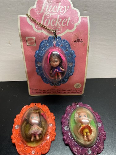VINTAGE Liddle Kiddles Lot Of 3 Locket Lucky Locket Kiddle R2 | eBay
