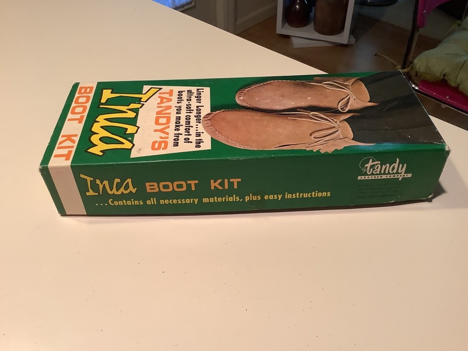 Tandy Leather Inca Boot Kit Hipster Indian Moccasin Shoe NEW Box ...