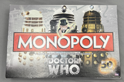 Monopoly DOCTOR WHO 50th Anniversary Collector's Edition 2012 Complete ...